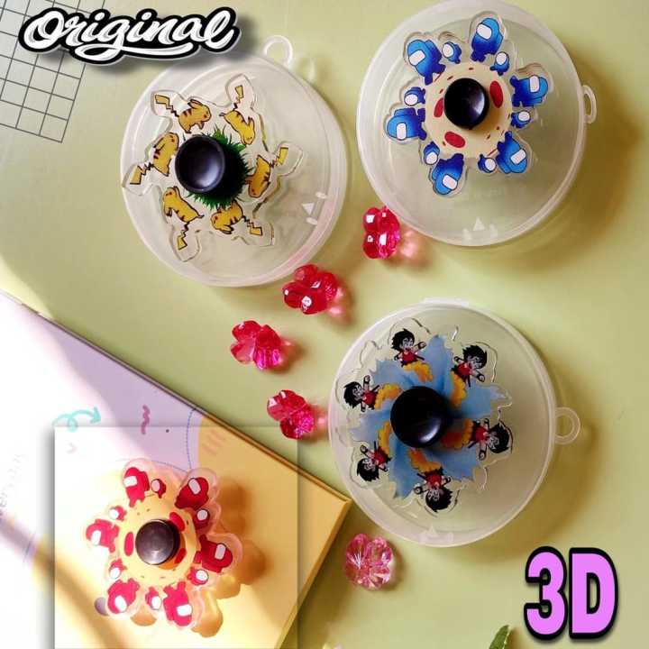 FIDGET SPINNER LARI 3d kartun karekter gyro free box | Lazada Indonesia