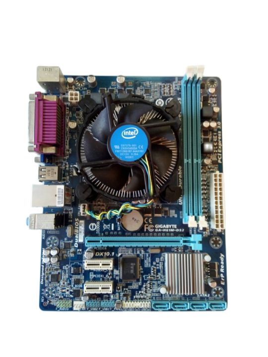 เมนบอร์ด พร้อม cpu Intel® Core i7-2600- i3-2100+ MAINBOARD GIGABYTE GA ...
