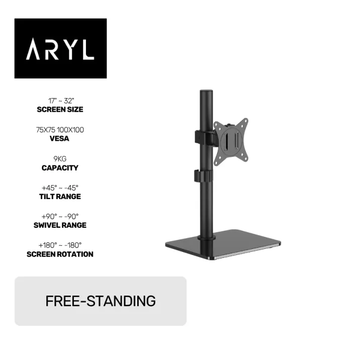 the Aryl™ Premium Single-Monitor Steel Articulating Monitor Stand | Lazada