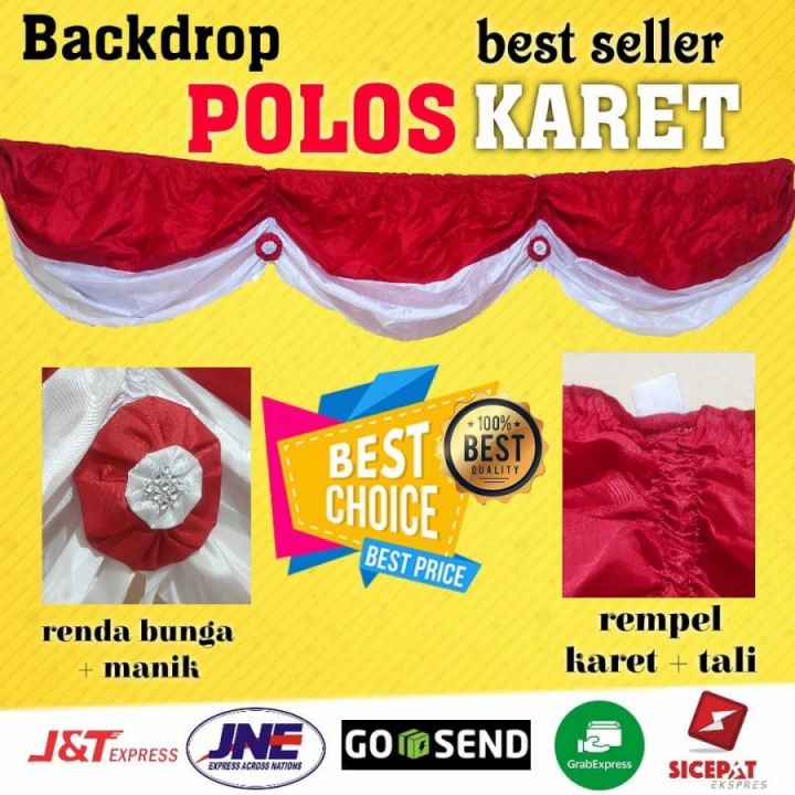 BENDERA BACKDROP MERAH PUTIH UKURAN 5 METER MURAH | Lazada Indonesia
