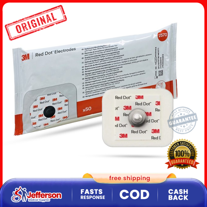 ECG Electrodes 3M Brand Disposable ECG Electrodes Adult | Lazada PH