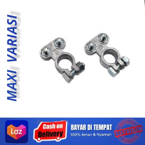 2Pcs Klem Terminal Kepala Aki Besar Klem Kuningan Timah Terminal Accu ...