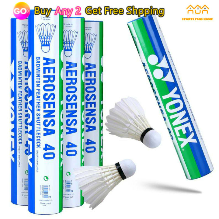 1 Tube Yonex Shuttlecocks AS-50 AS-40 AS-30 for Competition Goose ...