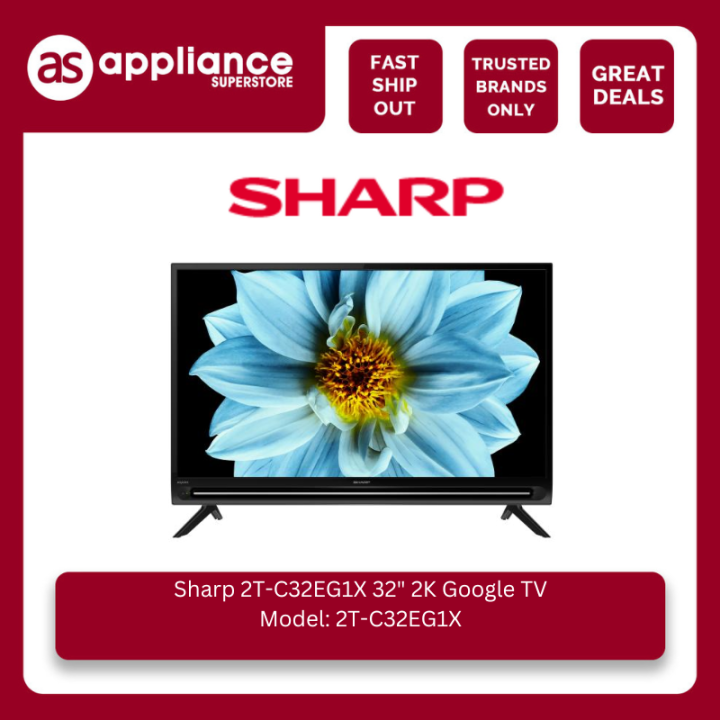 Sharp 2T-C32EG1X 32" 2K Google TV | Lazada PH