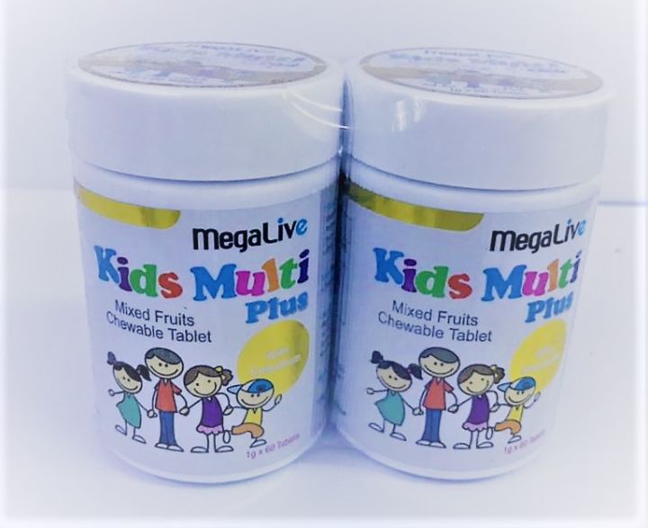 MegaLive Kids Multi Plus Chewable Tablet (2X60’s) | Lazada