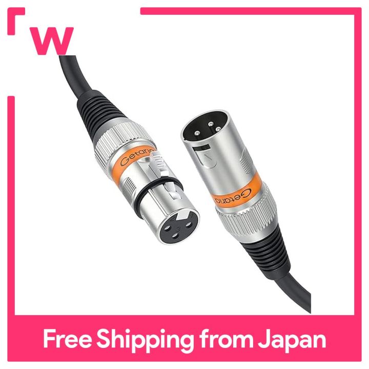 Getaria Microphone Cable XLR Cable Cannon Cable Male to Female XLR ...