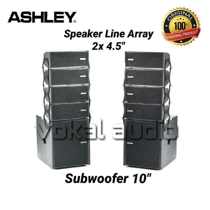 Paket Costum Ashley Aktive Mini Line Array 2x 45 inch Subwoofer 1034 ...