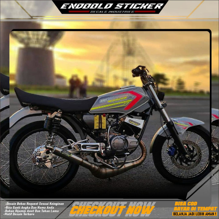 ENDOOLDSTIKER - PRODUCT DECAL STIKER MOTOR YAMAHA RX KING SIMPLE KEREN ...