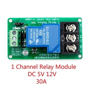 Module relay 1 kênh 12v 30A , mạch điện relay 30A | Lazada.vn