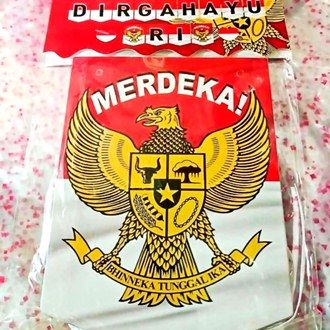 Banner Garuda HUT RI 17 Agustus kecil / Banner Dirgahayu HUT RI Garuda ...