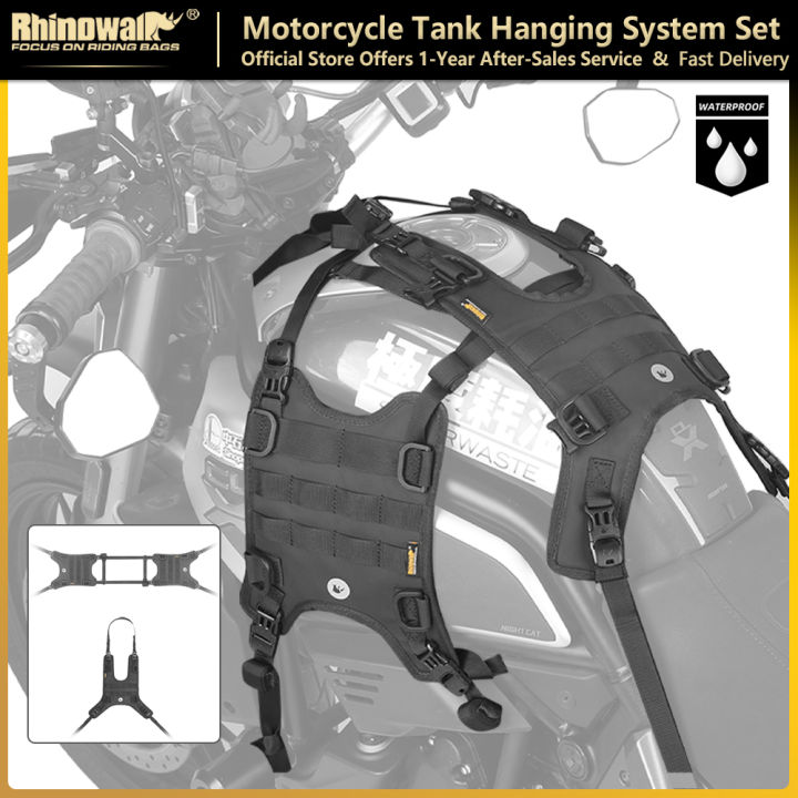 Rhinowalk Motorcycle Tank Side Hanging System Set Multifunction ...
