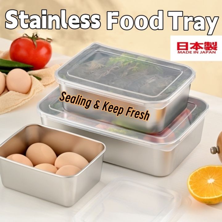 Stainless steel Food storage container Fresh Keeping box with sealed ...