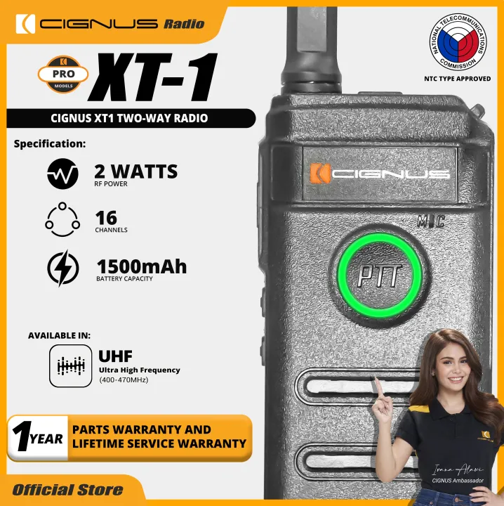 Cignus XT-1 Two Way Radio(350,UHF) | Lazada PH