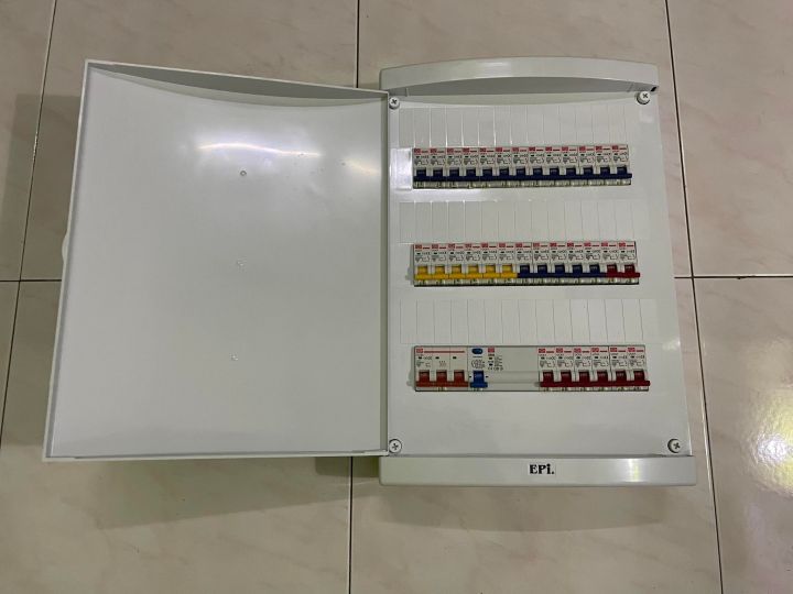 ELECTRIC CONSUMER BOX KOTAK 【THREE PHASE】 DB BOX FULL SET 45 WAY( FREE ...