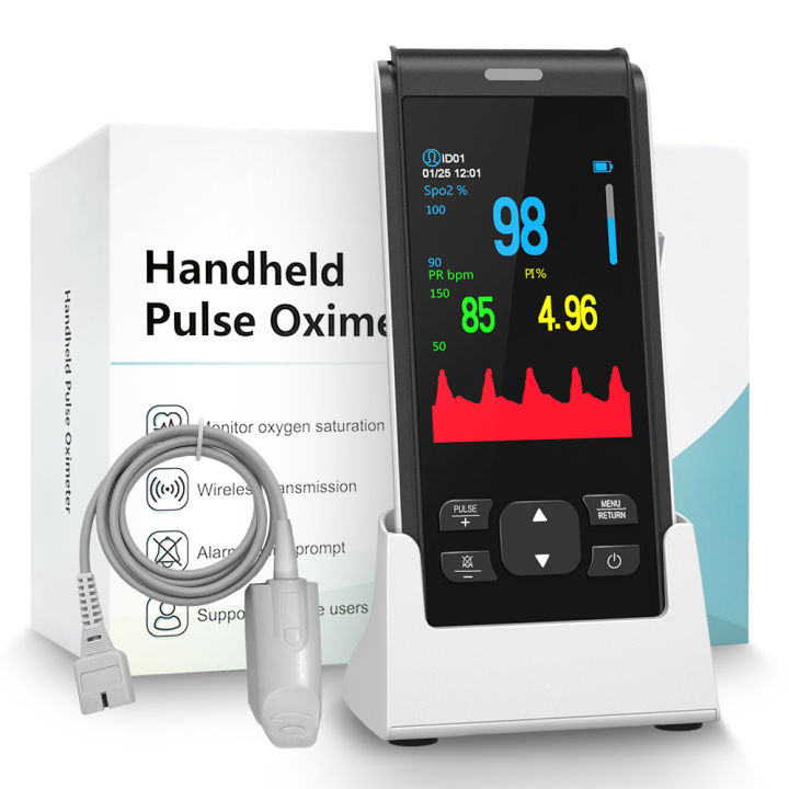 HealthTree Medical Handheld Pulse Oximeter Bluetooth APP Control ...