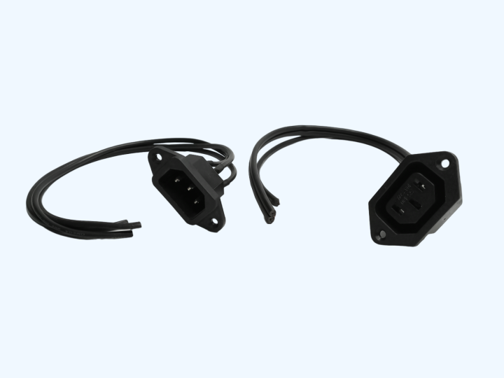 TIPID HOME AC POWER SOCKET with WIRE 3-PINS, 250V 10A, BEST FOR PSU ...