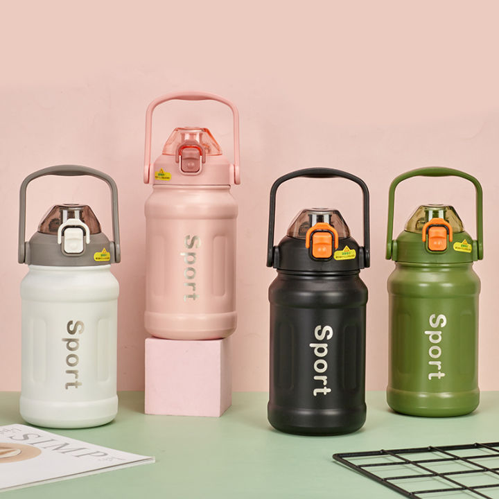 ALEA 1000ML Sports Thermal Jug With Handle Large Capacity Thermos Flask ...