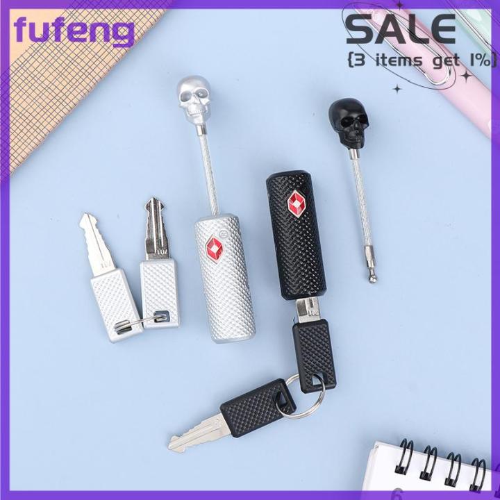 fufeng Customs Lock Overseas Skull Metal Trolley Luggage Suitcase ...