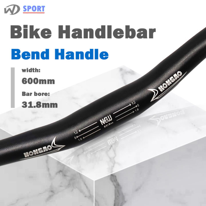 LC alloy 31.8*600mm curved handle bar backsweep road bike handlebar ...