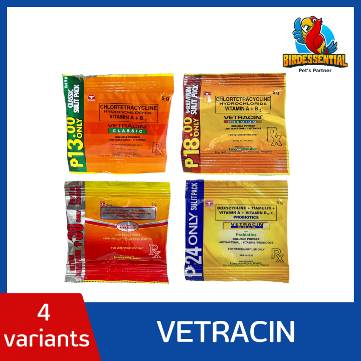Vetracin soluble powder 5g/6g (Classic, Premium, Gold, Ultima ) Univet ...