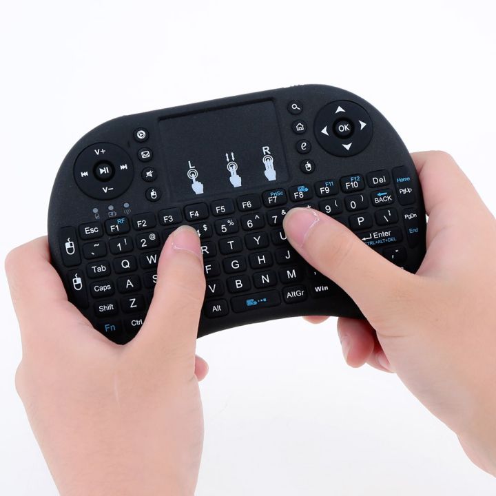 Mini Handheld Wireless Bluetooth Keyboard Multi Media With Touchpad ...