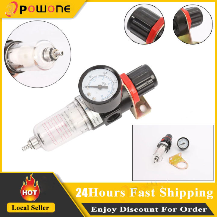 1 AFR-2000 Pneumatic Filter Air Treatment Unit Pressure Regulator ...