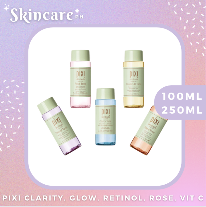 Pixi Glow Tonic Toner with hello kitty cap variation / clarity, rose ...