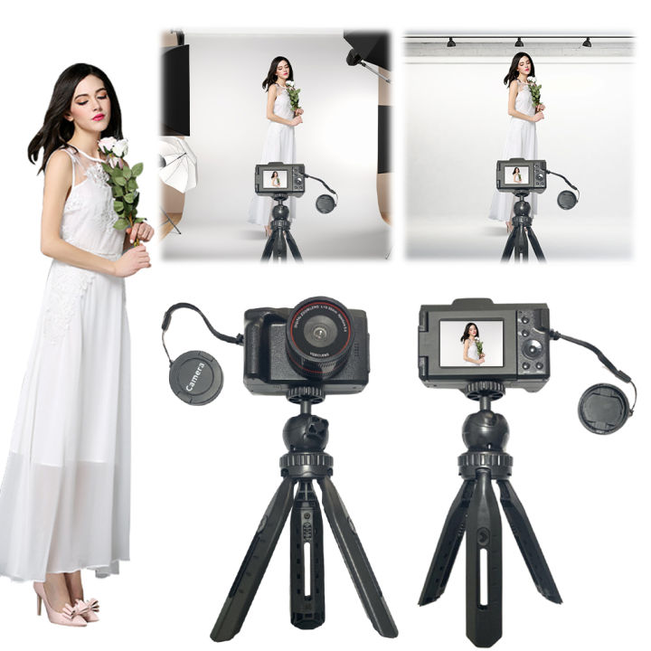 Compact Mini Projector Tripod Mount with 1/4-Inch Screw Adjustable Legs ...