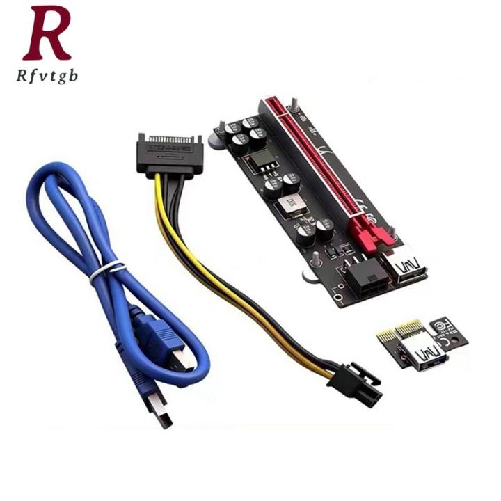 PCI-Express Pcie X1 to X16 Riser Cable Adapter PCI-E Graphics Card ...