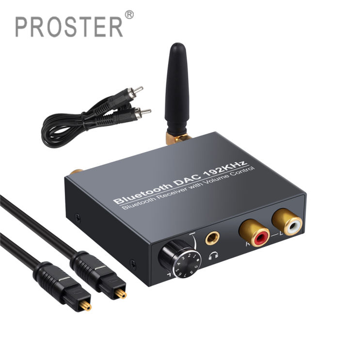 Proster 192kHz Digital to Analog Audio Converter with Bluetooth ...