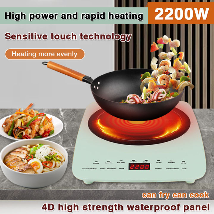 2200W Induction Cooker High Periuk Induksi Kitchen Appliances Electric ...