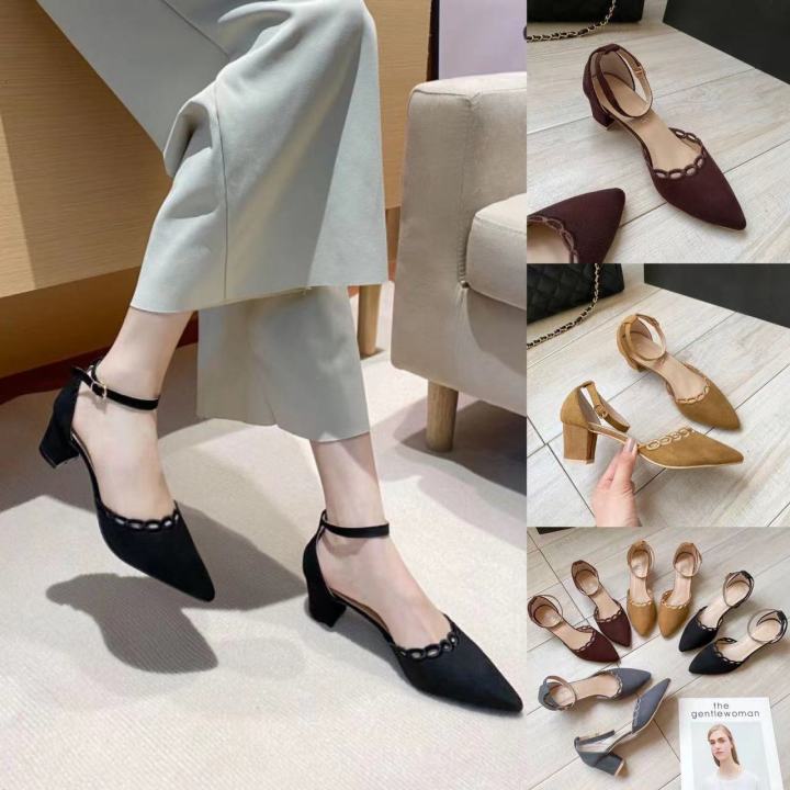 DStyle 8911-8 Korean Classy Fashion Elegant Stylish Pointed Heels For ...