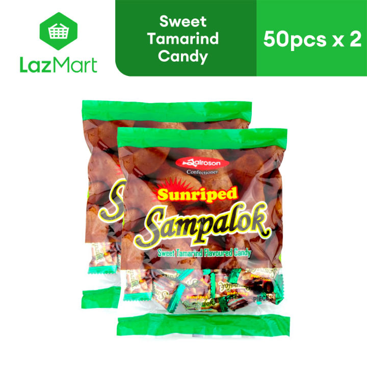 Jalroson Sunriped Sampalok Sweet Tamarind Flavored Candy 50s x 2 ...