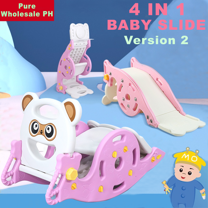 Japan Slide for Kids Playground Rocking House Baby Slide Basketball 4 ...