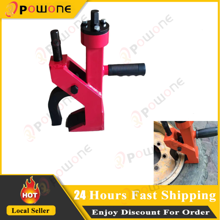 Car Tire Peeler Artifact Portable Picker Forklift Special Manual Press ...