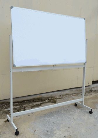 Magnetic Whiteboard -double sided with stand, Board size 90W x 120L cm ...