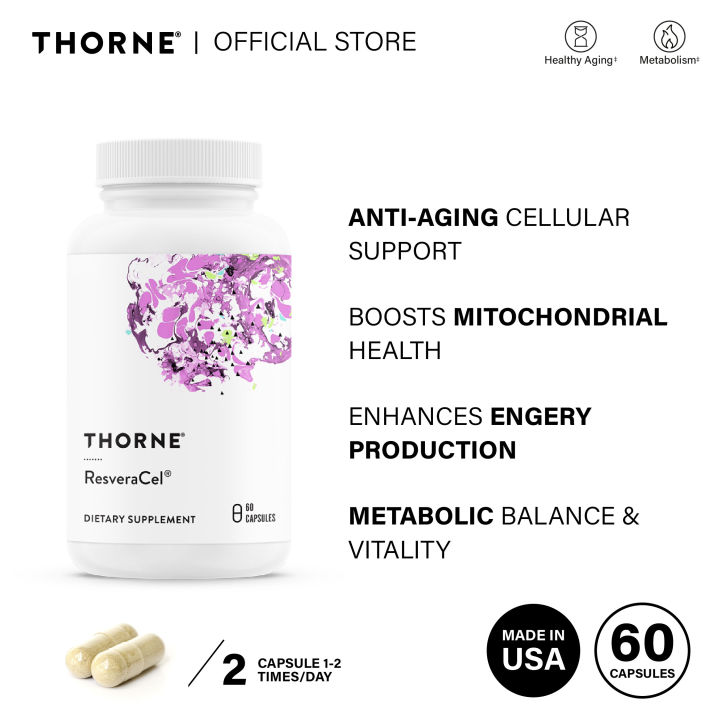 Thorne ResveraCel® 60 Capsules | Lazada PH