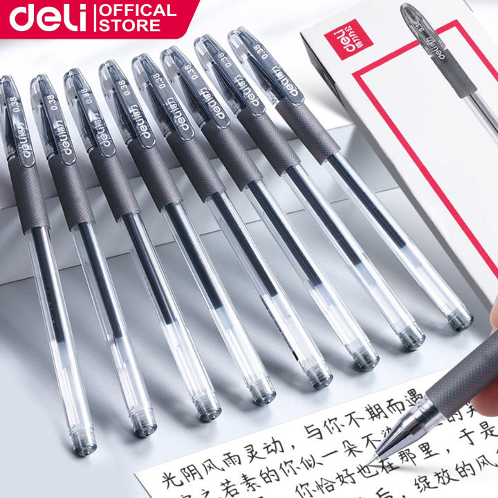 Deli S84 office gel pen 0.38 full needle tube | Lazada PH