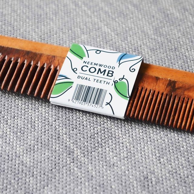 Wooden Neem Comb - Mixed Tooth | Lazada Singapore