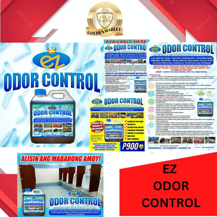 EZ Odor Control 1 Liter | Eco Friendly | 100% Organic | Bad Smell ...