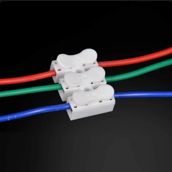 YM 6pcs Quick Connect Terminal Connector Sambungan Kabel Listrik 2 PIN3 ...