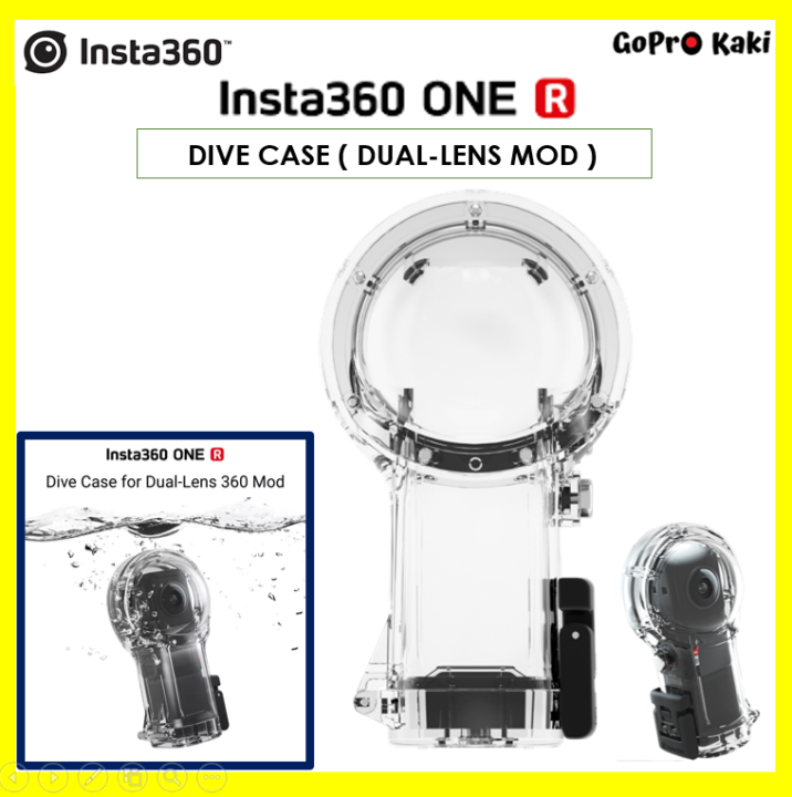 Insta360 One R Dive Case Dual-Lens 360 Mod ( Original Warranty ) | Lazada