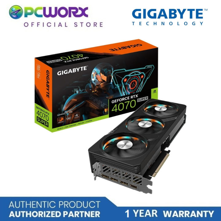 Gigabyte GV-N407SGAMING-OC-12GD RTX4070 Super Gaming OC 12GB GDDR6X DP ...