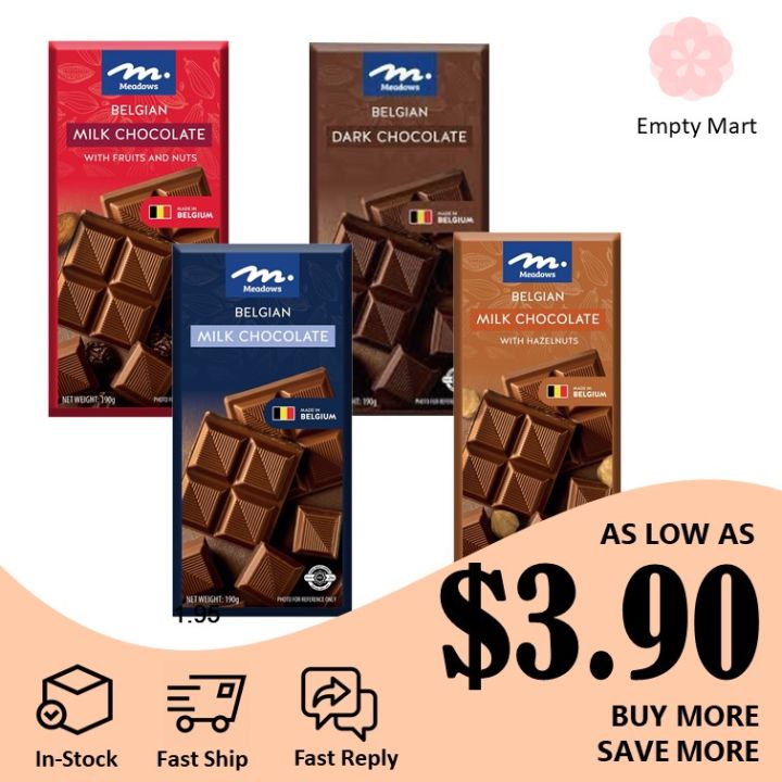 Meadows Belgian Dark Chocolate Milk Dark Chocolate Fruits and Nuts ...