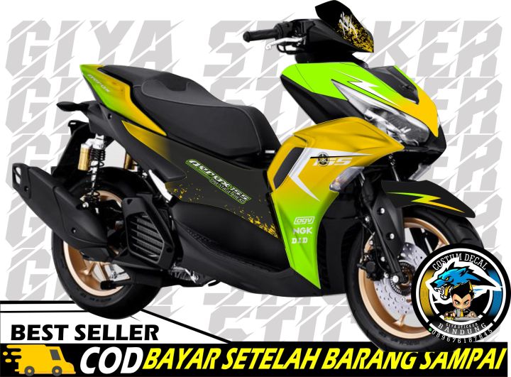 Decal Sticker Variasi Fullbody All New Aerox 155 Connected Stiker Bahan ...