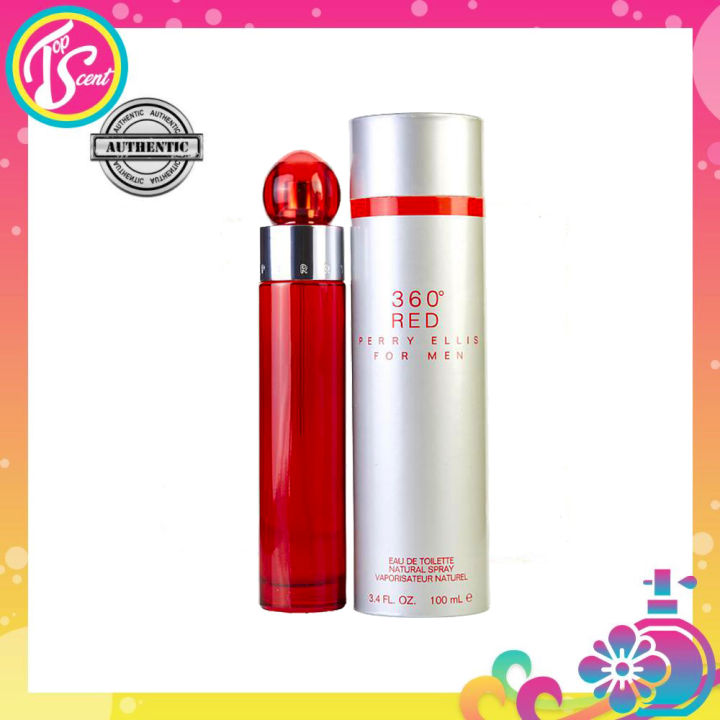 Perry Ellis 360 Red Eau de Toilette for Men 100ml | Lazada PH