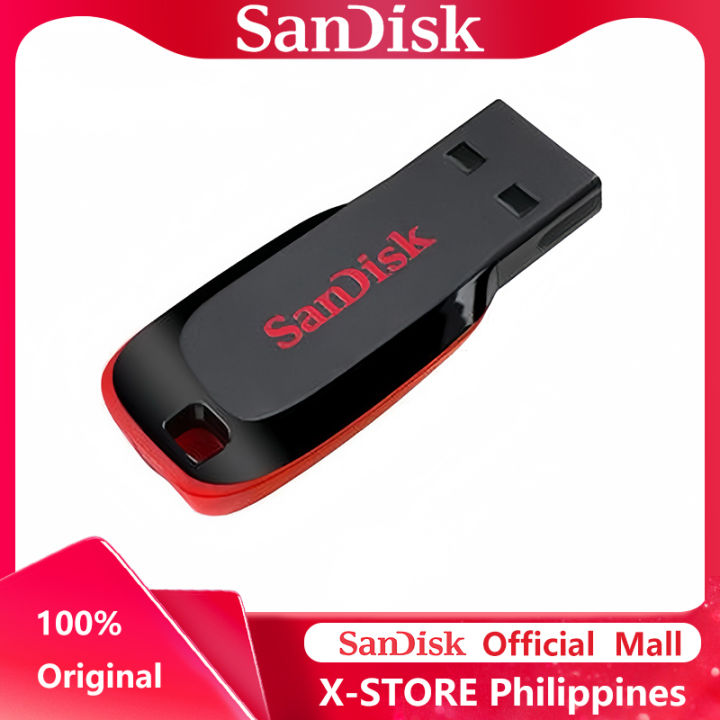 Sandisk 100% Original Cruzer Blade USB 2.0 16GB 32GB 64GB 128GB Flash ...