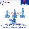 Per 100bj Baut Roofing SDS BW (Bending Washer) M4 Panjang 13 sd 19mm ...