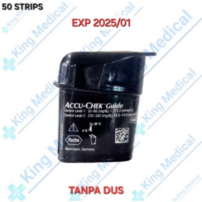 STRIP ACCU CHEK GUIDE 50 TEST STRIP/ACCU CHECK GUIDE TEST STRIP ...