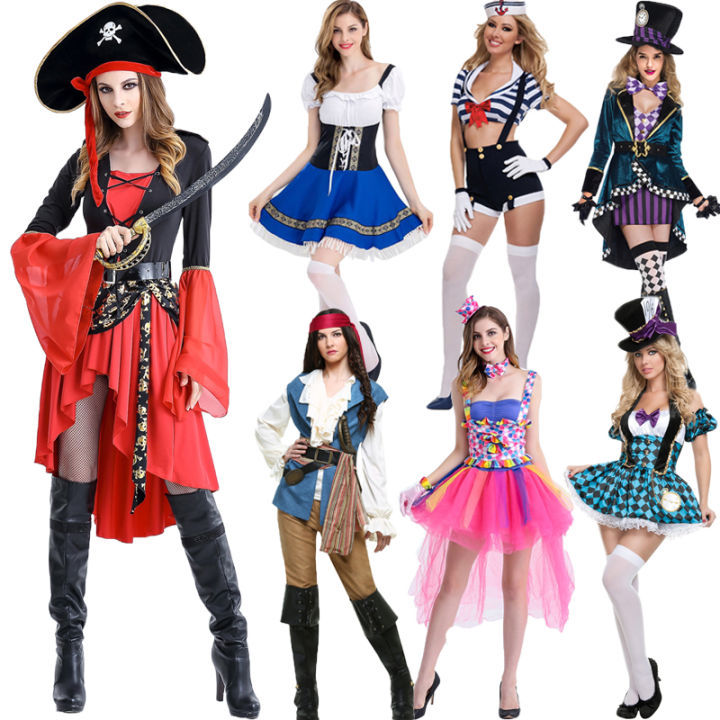 Disney Princess Dress For Women Pirates Of The Caribbean Cosplay ...